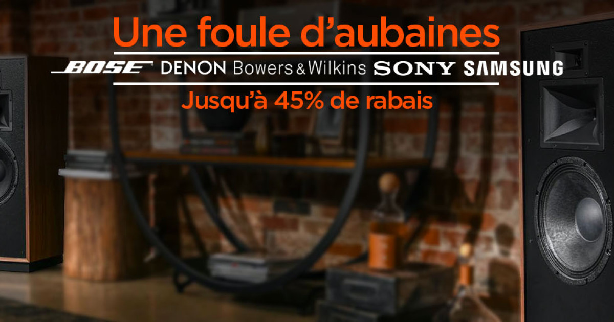Meilleurs soldes | Produits audio-vidéo | Maison Adam