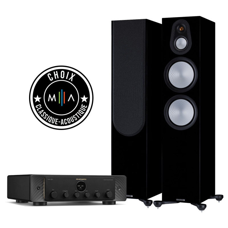 Ensemble stéréo Marantz - Monitor Audio | MODEL 40N et Silver 500 7G